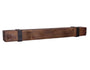 Rustic Mantel with Metal Rivet Straps
